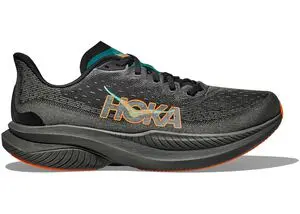 Hoka One One Mach 6 Sneakers - Black/electric Tangerine