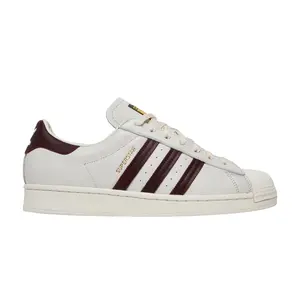 Adidas Superstar Off White Maroon - Red