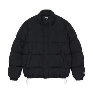 Black Ripstop Puffer Jacket