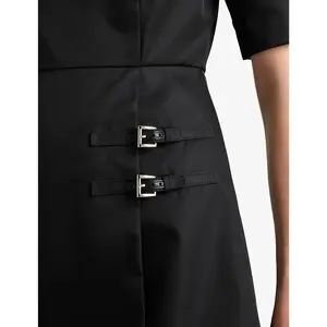 Prada Re-nylon Logo-plaque Mini Dress