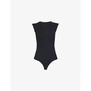AGOLDE Aura Sleeveless Jersey Bodysuit - Black