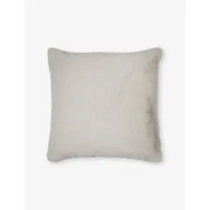 THE WHITE COMPANY Super Soft Large Faux-fur Cushion 60cm X 60cm - Dove Grey