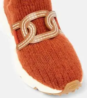 TOD'S Kate Slip-on Sneakers In Cuoio Scuro