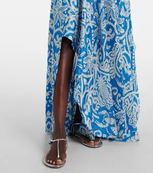 Poupette St Barth Mabelle Printed Maxi Dress