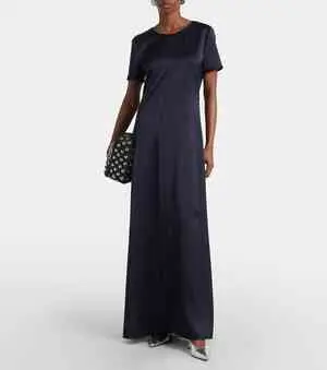 Proenza Schouler White Label Delphine Satin Maxi Dress