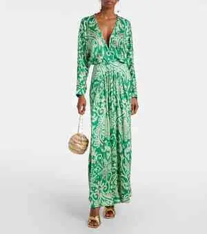 Poupette St Barth Ilona Printed Maxi Dress