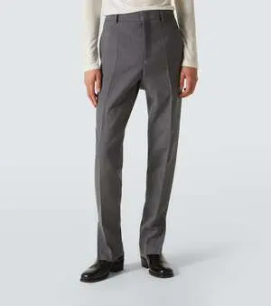 JIL SANDER Virgin Wool Tapered Trousers