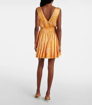 Poupette St Barth Bessie Printed Minidress
