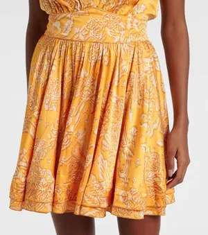 Poupette St Barth Bessie Printed Minidress