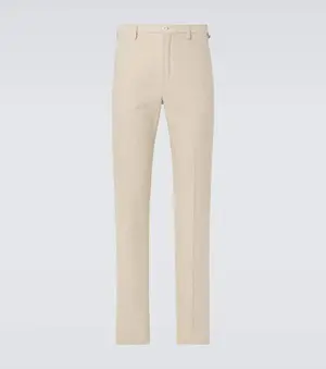 SLOWEAR Cotton Straight-leg Trousers