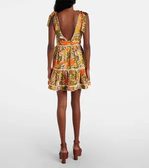 Poupette St Barth Cara Printed Cotton Minidress