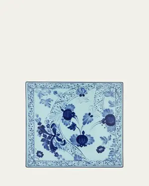 GINORI 1735 Oriente Italiano Iris Porcelain Placemats, Set Of 2 - Blue