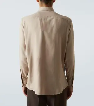 Zegna Cotton And Cashmere Shirt