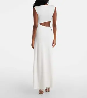 Christopher Esber Concave Stone Maxi Dress - White