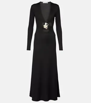 Christopher Esber Trio Stone Maxi Dress