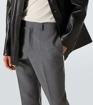 JIL SANDER Virgin Wool Tapered Trousers