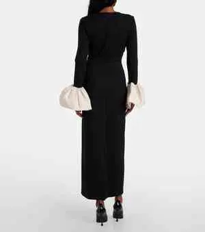 Staud Hawthorne Maxi Dress - Black