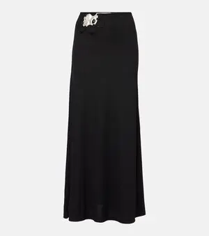 Christopher Esber Trio Stone Maxi Skirt - Black