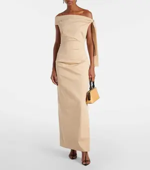 SIR. Dahlia Off-shoulder Gown