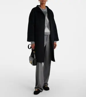 TOD'S Gommini Catena Shearling Driving Shoes - Black