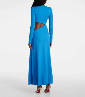 Christopher Esber Cavern Stone Maxi Dress - Blue