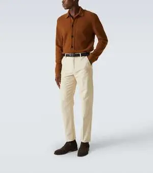 SLOWEAR Cotton Straight Trousers