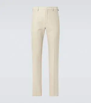 SLOWEAR Cotton Straight Trousers - Beige