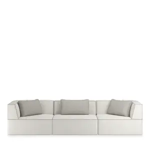 CARACOLE Marabella 3 Piece Sectional - Bronze/ivory