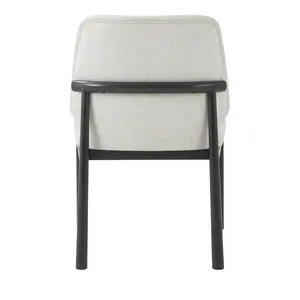 THEODORE ALEXANDER Kesden Dining Side Chair - Gray/black