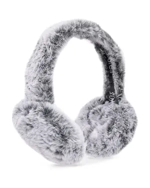 Surell Faux Fur Earmuffs - Black Frost