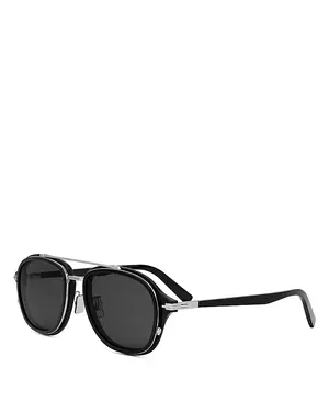 Dior DiorBlackSuit A4U Pilot Sunglasses Black/smoke