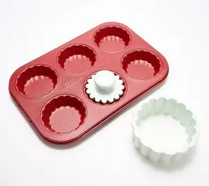 GOOD HOUSEKEEPING Sweet & Savory Mini Fluted Dessert Pan