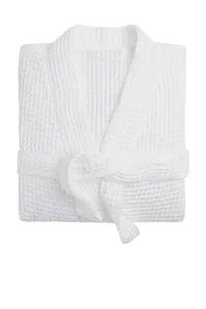 PARACHUTE Waffle Robe - White