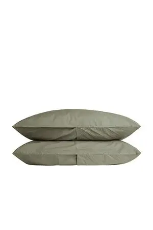 PARACHUTE Percale Pillowcase Set - Moss