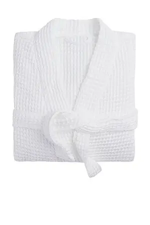 PARACHUTE Waffle Robe - White