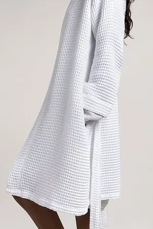 PARACHUTE Waffle Robe - White