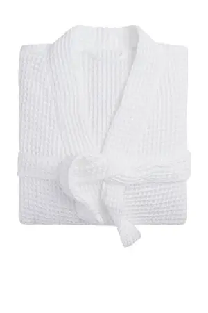 PARACHUTE Waffle Robe - White