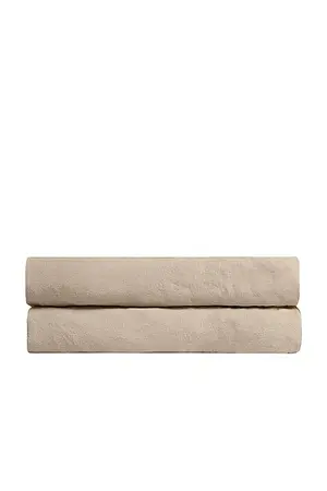 PARACHUTE Linen Fitted Sheet - Toast