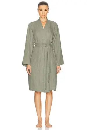 PARACHUTE Cloud Cotton Robe - Moss