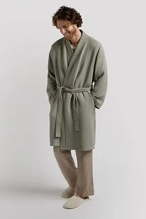 PARACHUTE Cloud Cotton Robe - Moss