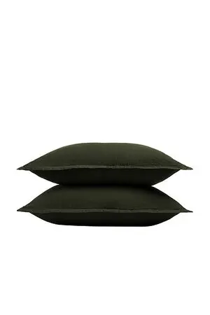 PARACHUTE Linen Sham Set - Evergreen