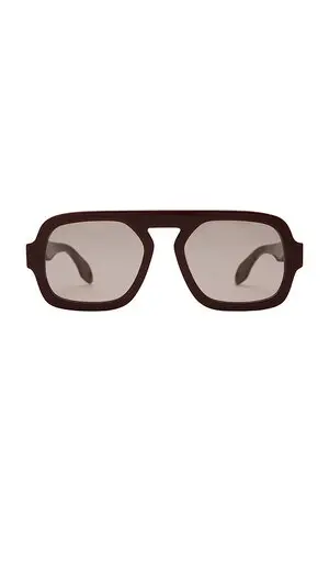 ELISA JOHNSON Jane Sunglasses - Maroon Brown