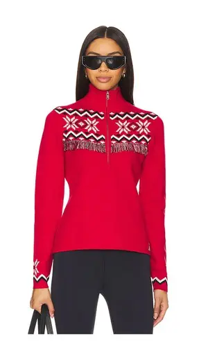 The Upside Keystone Blanche Half Zip Sweatshirt