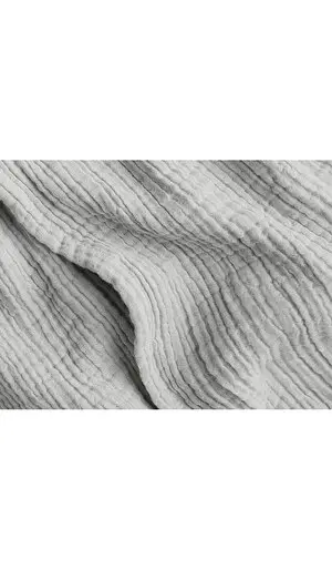 PARACHUTE Organic Cloud Cotton Sham Set In Grey - Smoke