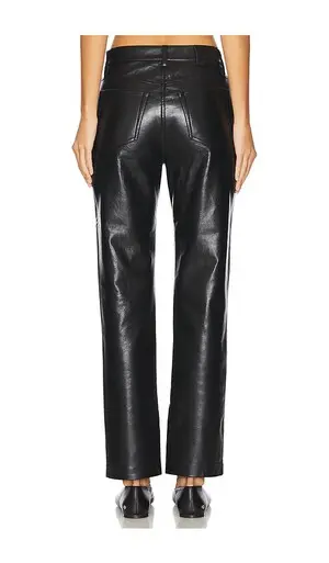 ANINE BING Bruno Pant - Black Recycled Leather