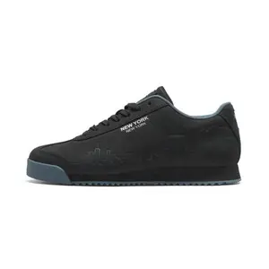 PUMA Roma Skyline Flagship Sneakers - Black- Silver-gray Skies