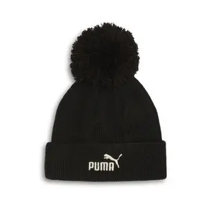 PUMA PUMA Ribbed Pom Pom Beanie Black,silver