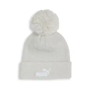 PUMA PUMA Ribbed Pom Pom Beanie Lt Pastel Grey