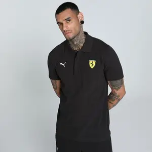 PUMA Scuderia Ferrari Polo Shirt - Black
