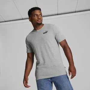 PUMA Essentials No. 1 Logo T-shirt Medium Gray Heather